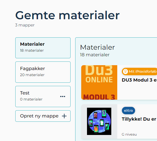Mapper - oprettelse, sortering, sletning